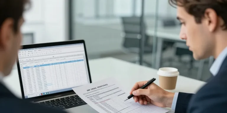 Exemple tableau prévisionnel, modèle Excel à remplir en 3 étapes